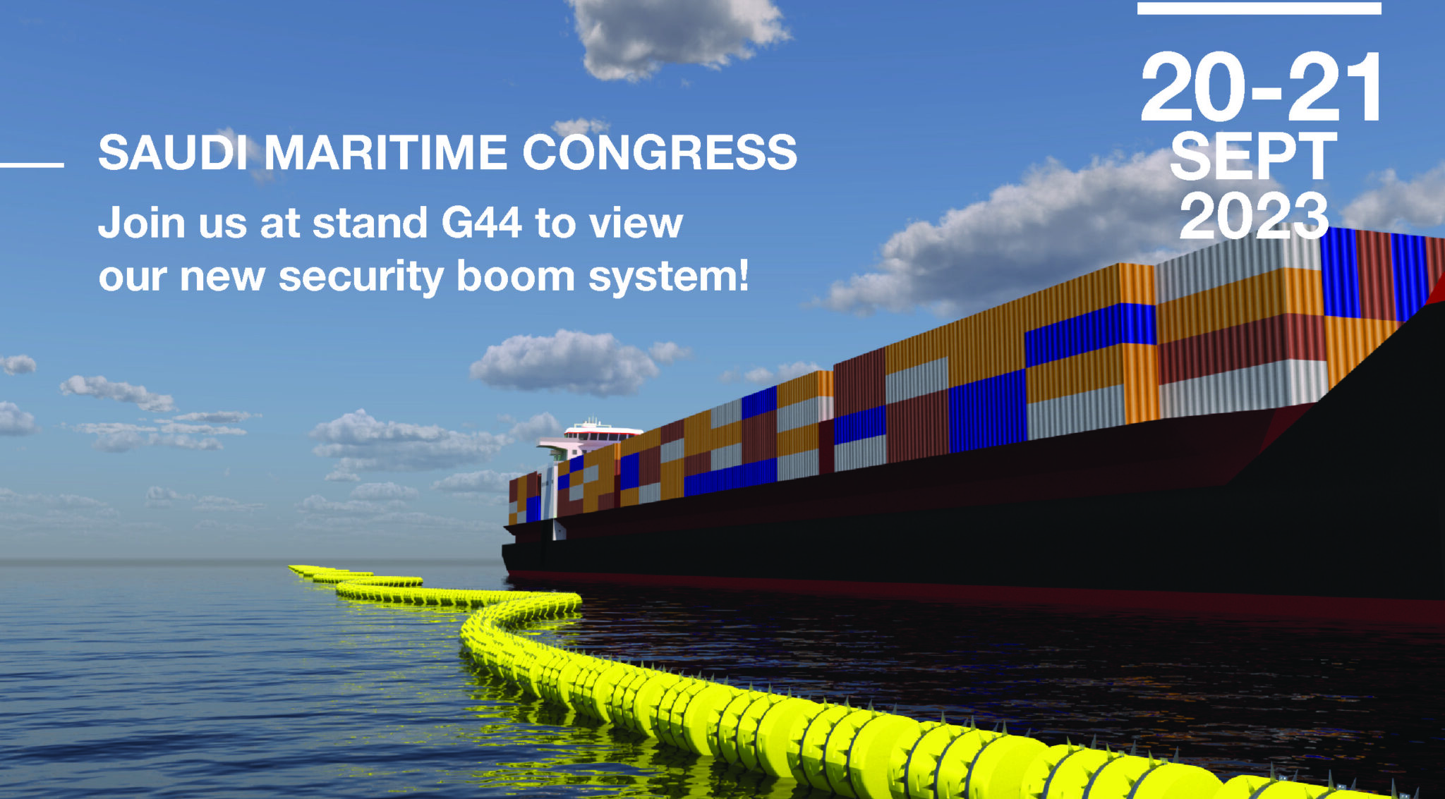 Introducing New Marine Security Boom at the Saudi Maritime Congress - Ecocoast