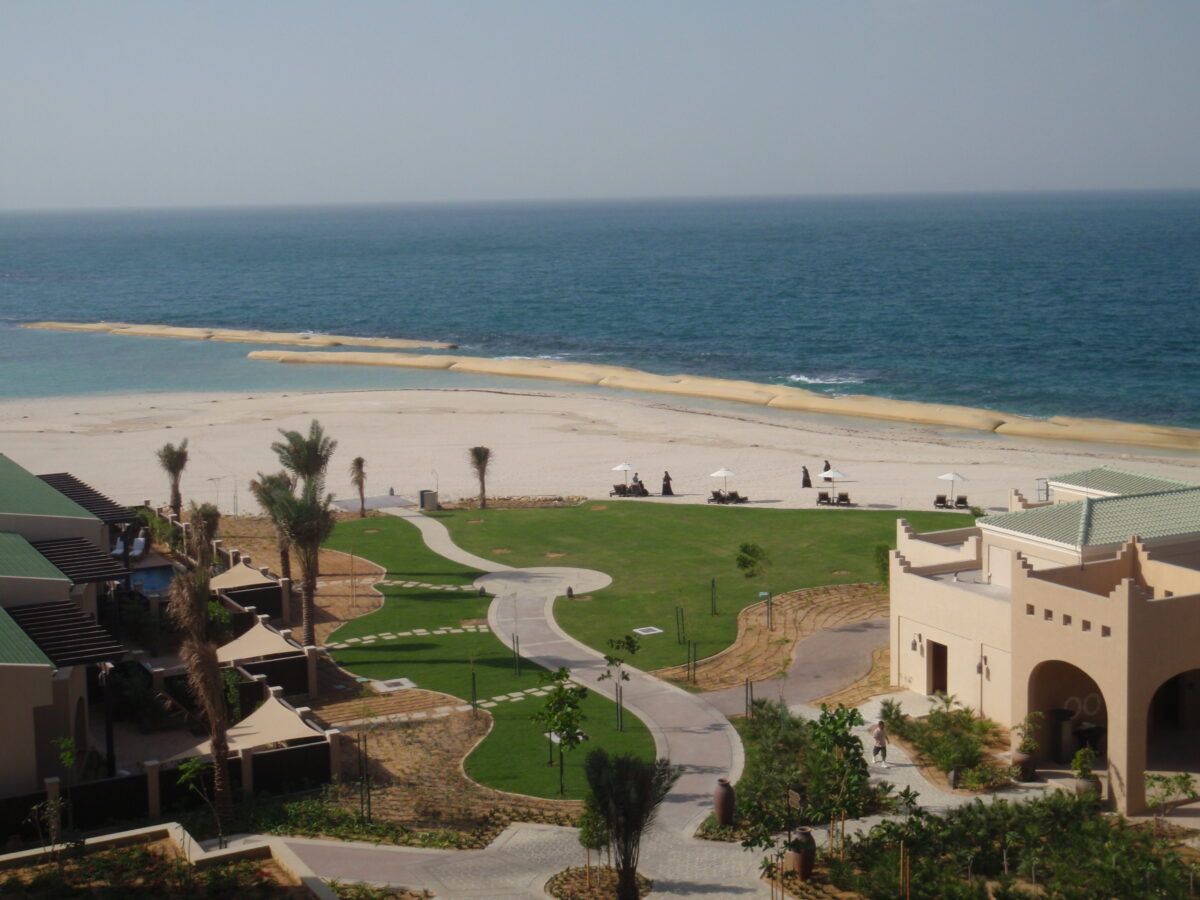 Our Road to COP28 [2]: Sir Bani Yas Island's sustainable breakwater ...