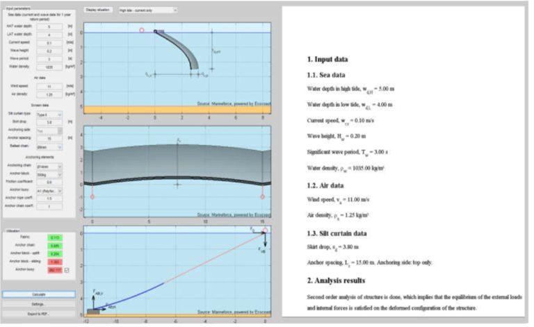 Introducing Marineforce: Advanced Marine Barrier Force Calculation Software - Ecocoast